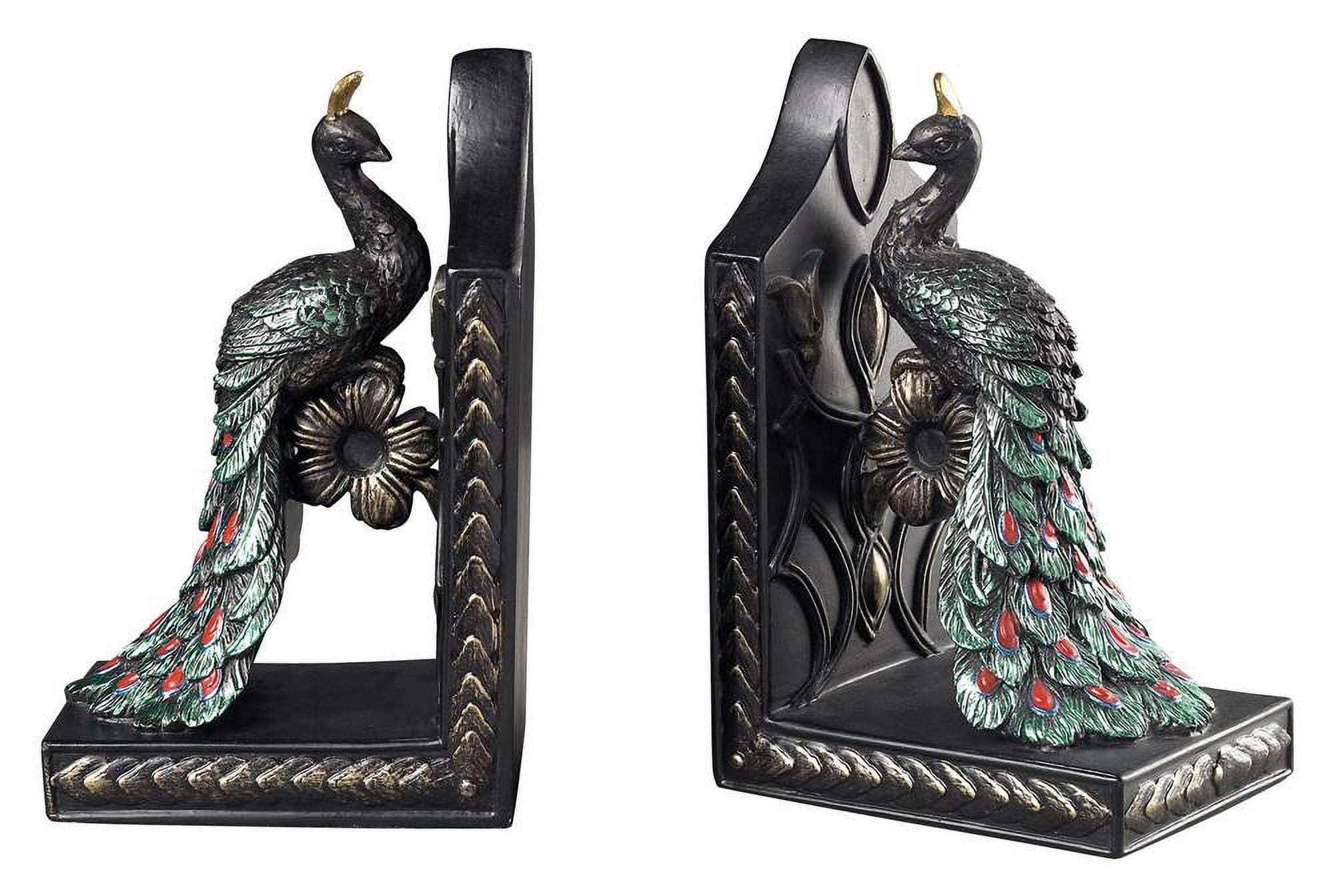 2-Pc Peacock Bookend - Walmart.com