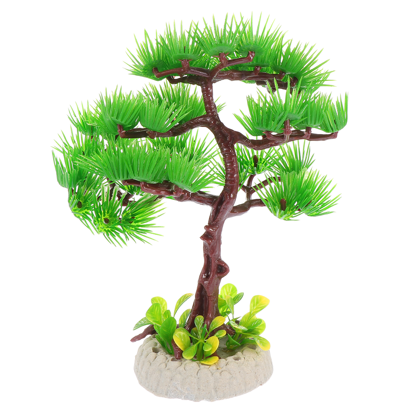 2 Pc Resin Crafts Fish Tank Pine Tree Supply Aquarium Decor Props ...