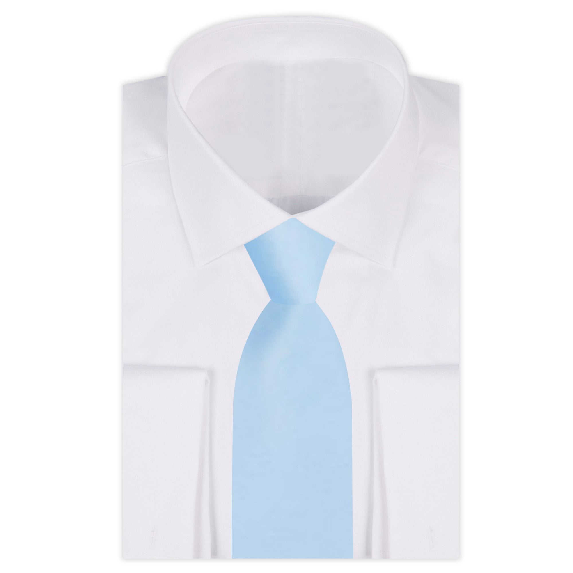 2 Pc Set: Jacob Alexander Men's White Classic French Cuff Dress Shirt ...