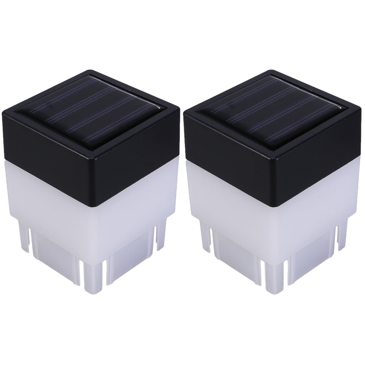 2 Pc Solar Light Garden Lamp Corridor Light Fences Outdoor Solar ...