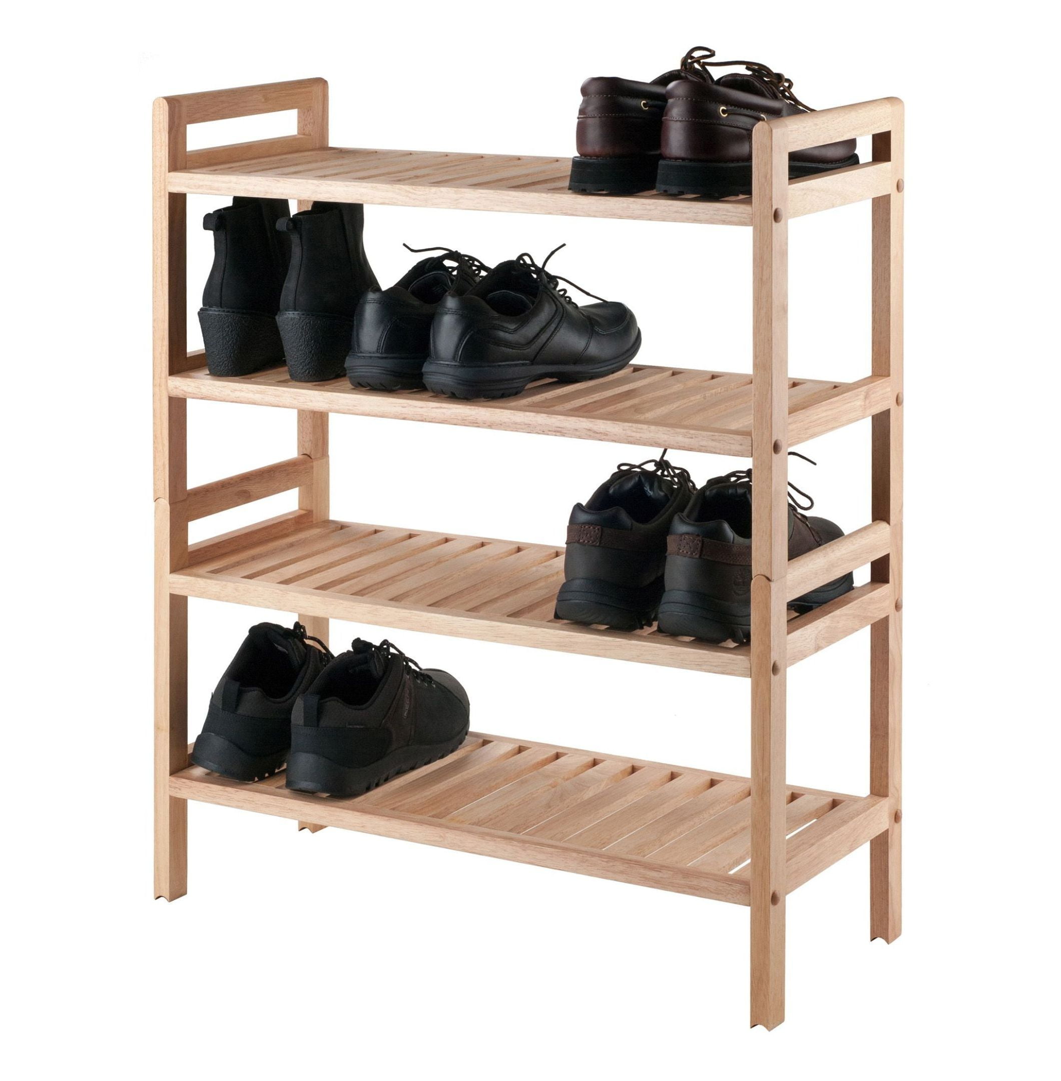 2-Pc Stackable Shoe Rack Set - Walmart.com