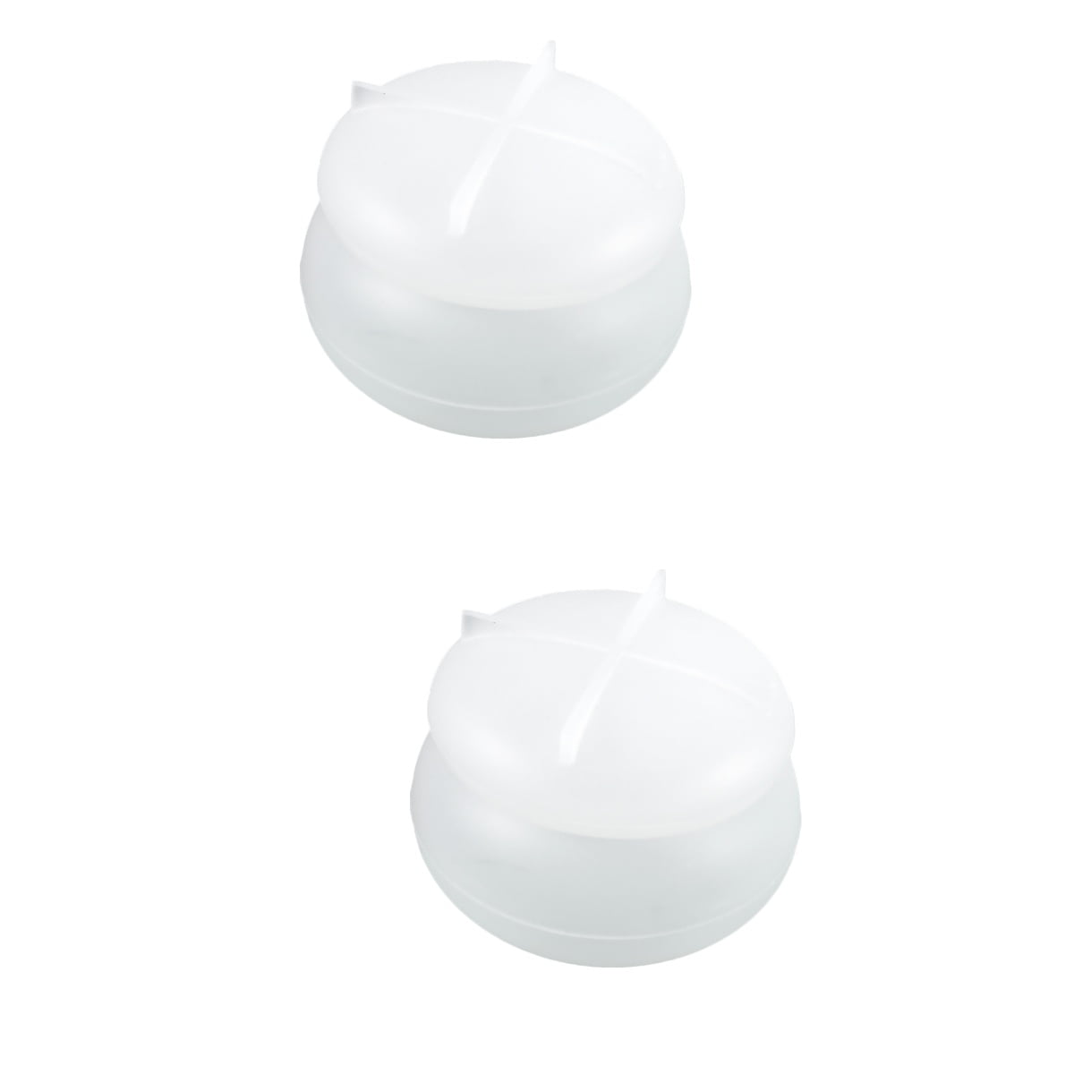 2 Pc Storage Tank Mold Molds for Candles Small Jar with Lid Coaster ...