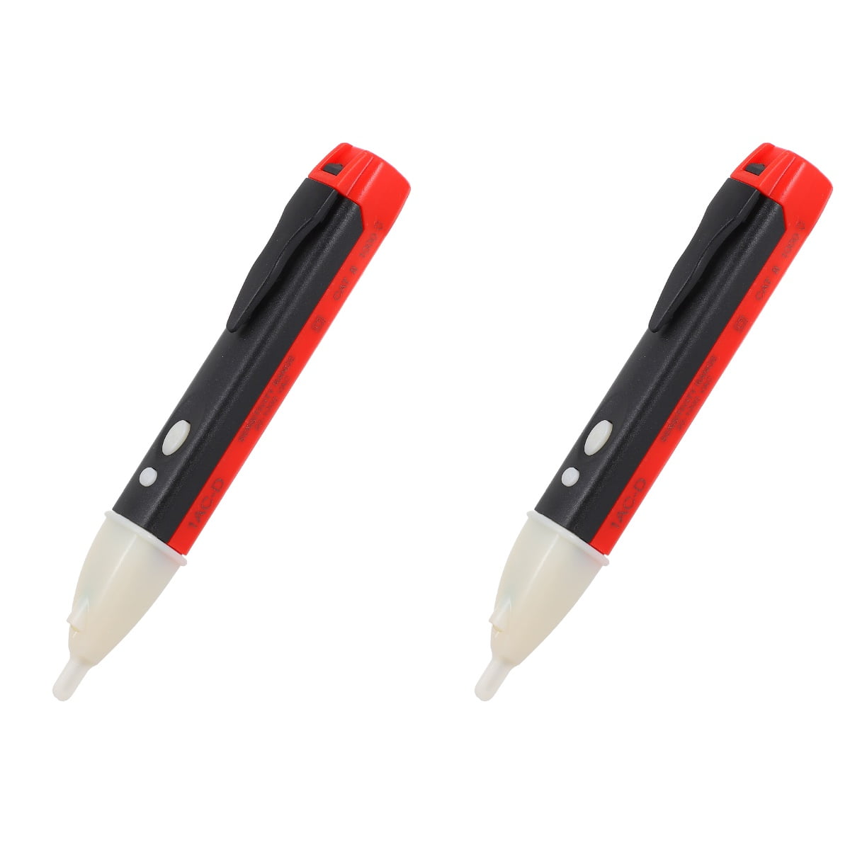 2 Pc Test Pencil Alarm Electric Tester Non-contact Electricity Detector ...