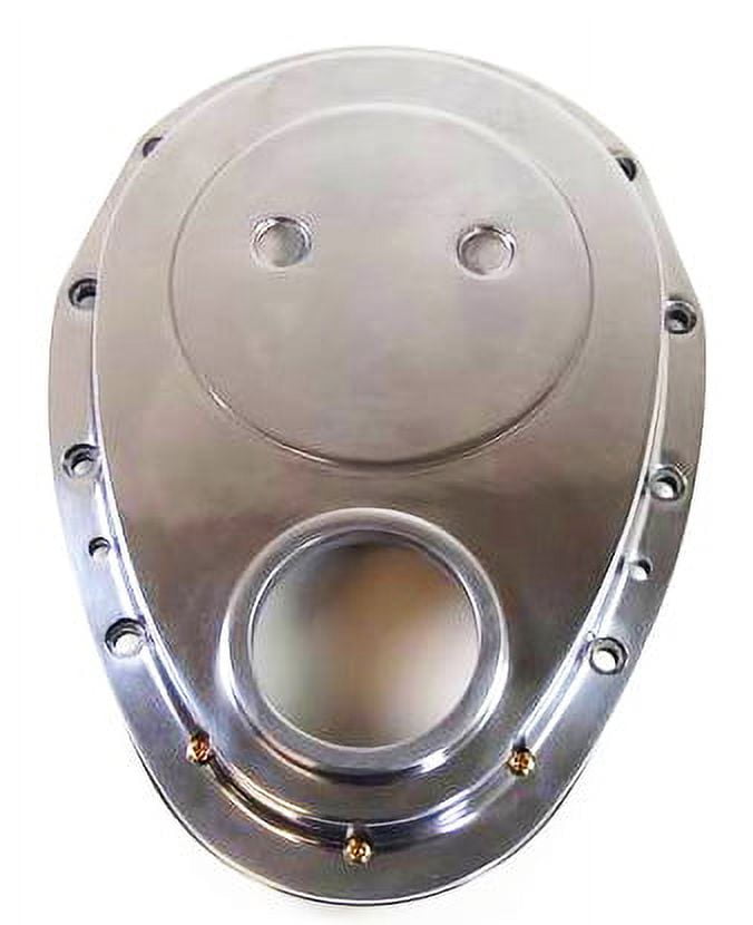 2 Pc Timing Chain Cover Sb Fits/For Chevy Polished Alum - Walmart.com