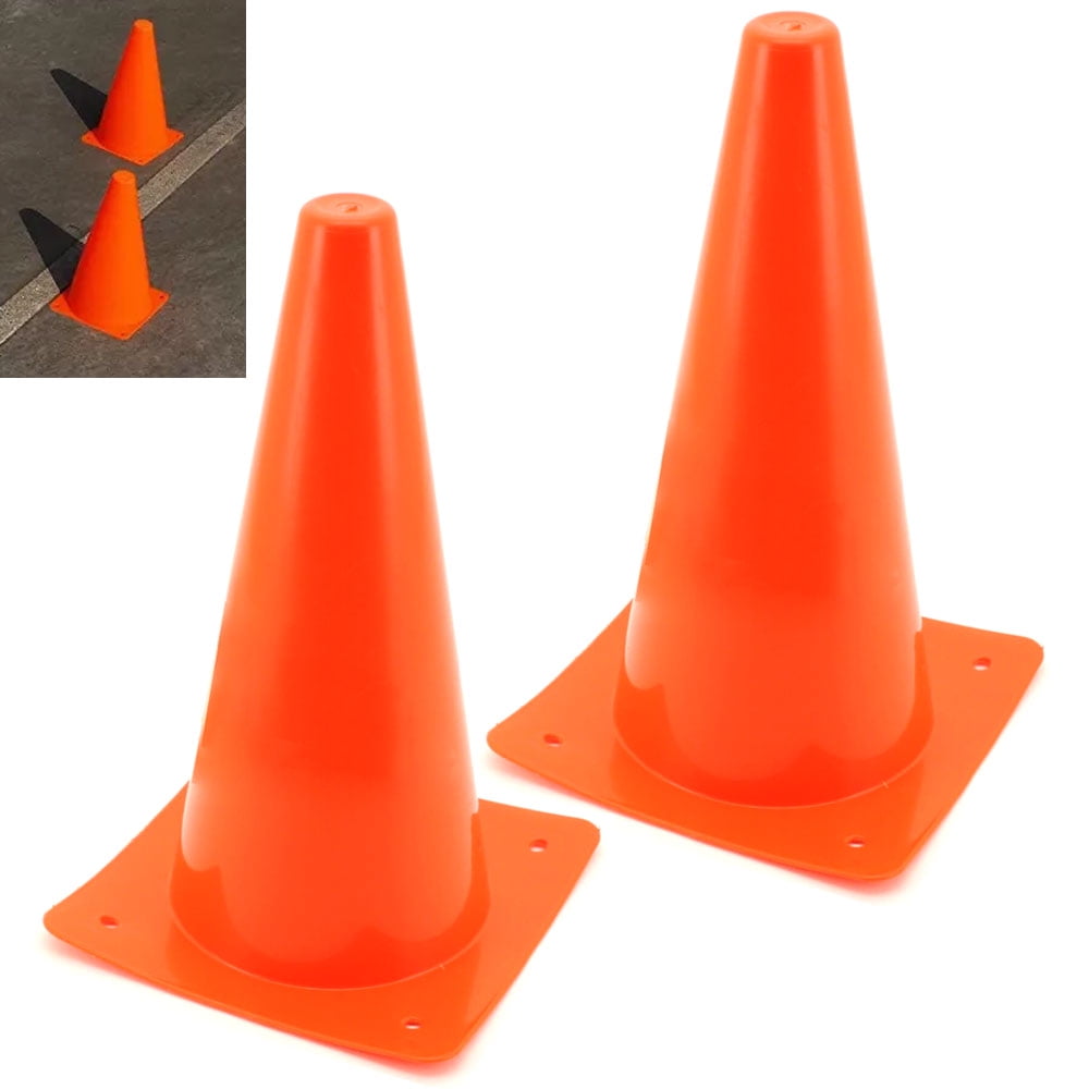 "Generic Brand 12"" High Visibility Orange Safety Traffic Cones Set of ...