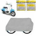 2 Pc Universal Waterproof Cycle Bicycle Bike Cover Rain Water Resistant ...