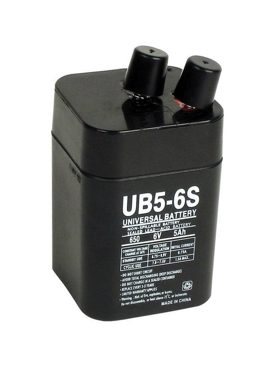 2 Pc, Upg Ub5-6S 5 Ah Lead Acid Automotive Battery - Walmart.com