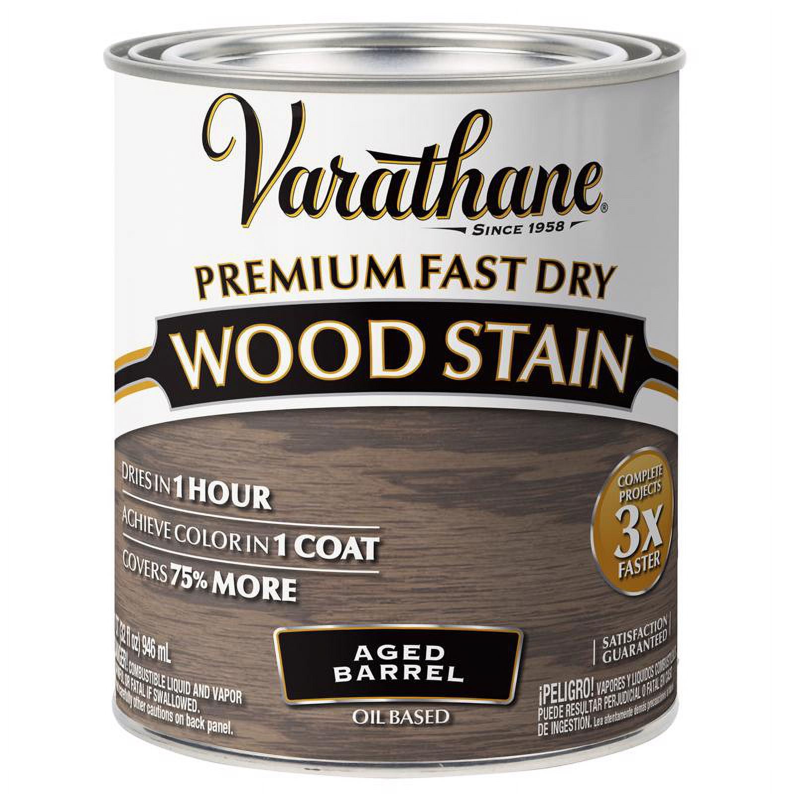 2 Pc, Varathane Aged Barrel Oil-Based Urethane Modified Alkyd Fast Dry ...