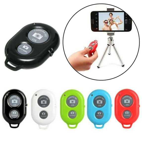 2 Pc Wireless Bluetooth Remote Control Shutter Self-timer iPhone X 8 7 ...