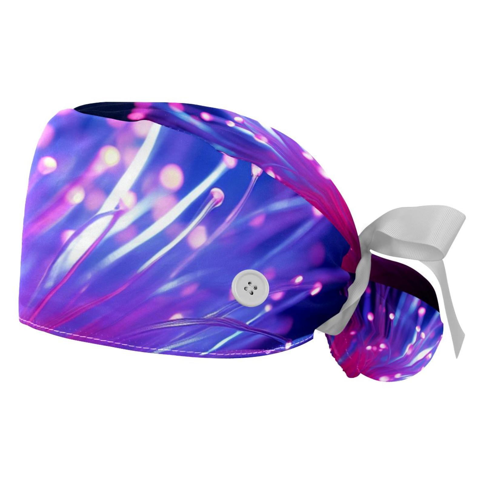 2-Pc Working Hat,Nursing Hat,Surgical Surgery Hats,Bouffant Tie Back ...