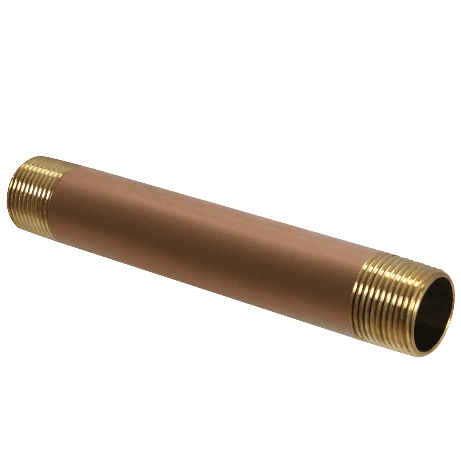 2 Pc XFITTING 3/4 Inch NPT Male X 6 Inch LENGTH RED BRASS NIPPLE, 202-2 ...