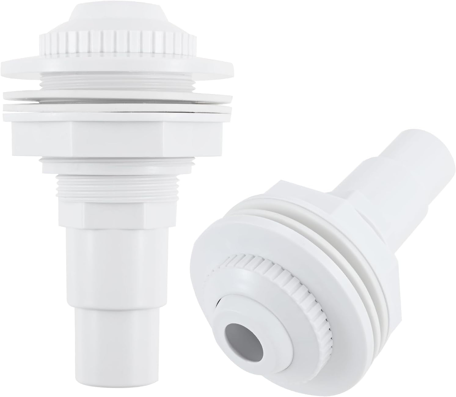 2 Pcak Above Ground Pool Complete Return Outlet Jet Fitting with ...