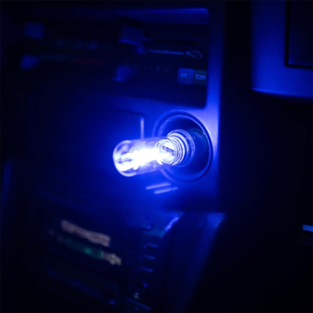 2 Pce Retro-Inspired Interior Mood Lamps, Retro Car Lamps,USB Car Light ...