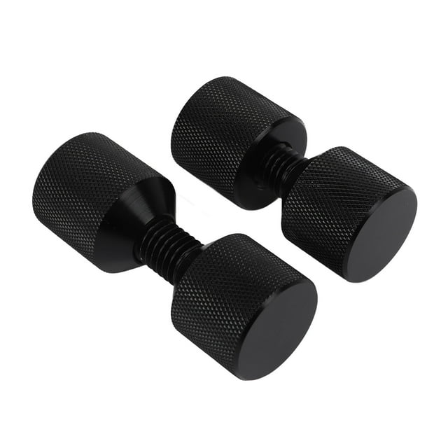 2 Pcs 1?1/8in Two Hole Pins Set Aluminium Threaded 2 Hole Flange ...