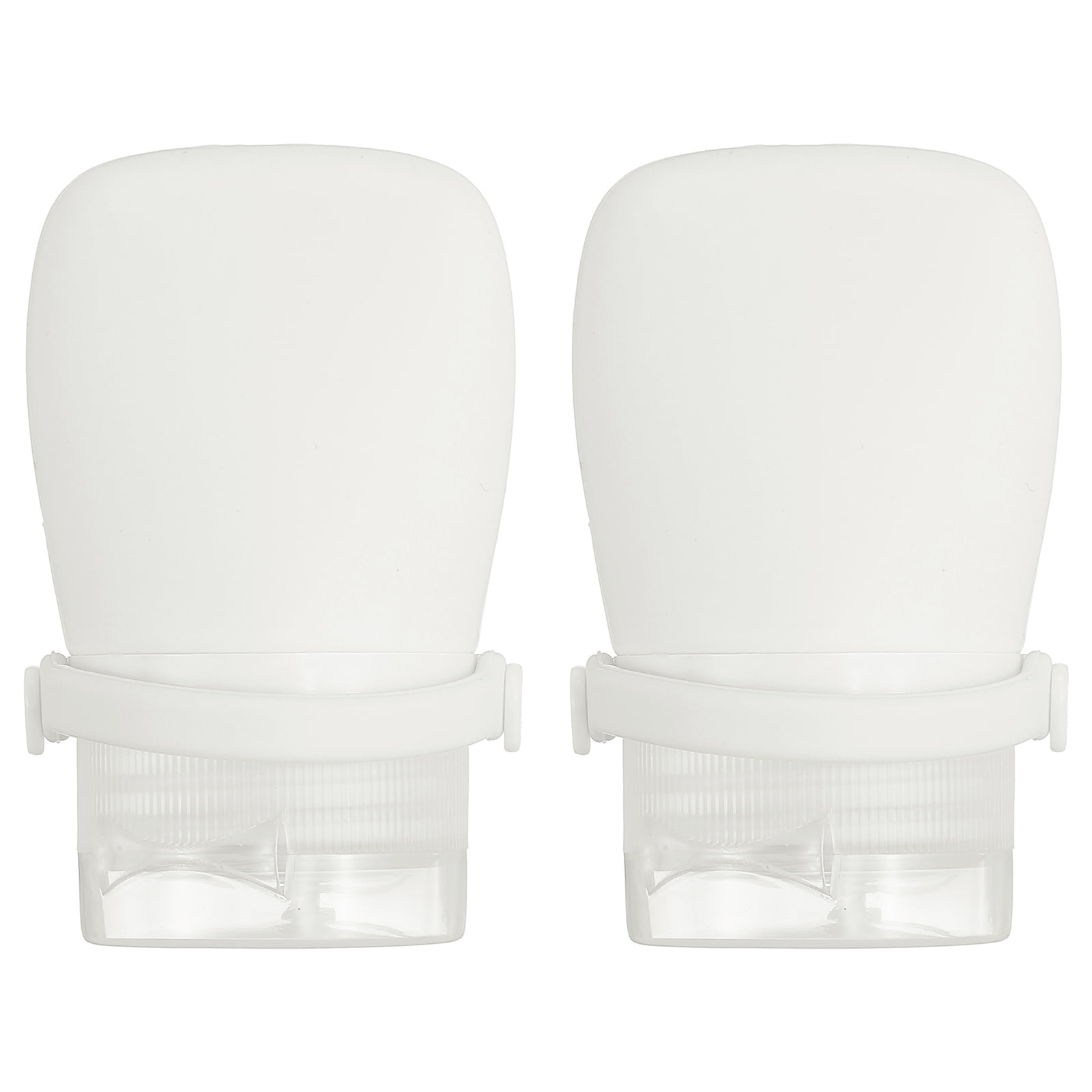 2 Pcs 1.3 oz Silicone Squeeze Bottle, Refillable Travel Bottles Leak ...