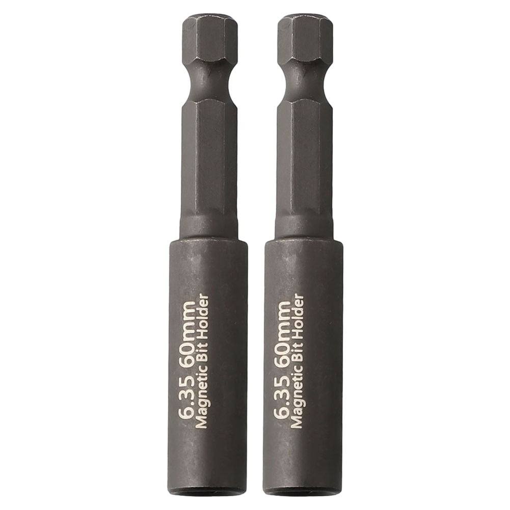 2 Pcs 1/4In Head Extension Rod Screwdriver Magnetic Transfer Extension ...