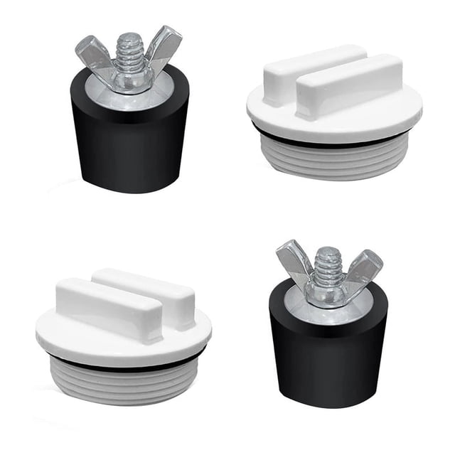 2 Pcs 1.5Inch Pool Winterizing Plugs Rubber Expansion Plugs with 2 Pcs ...