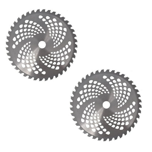 2-Pcs 10" 60T Carbide Brush Cutter Trimmer Blades Universal for ...