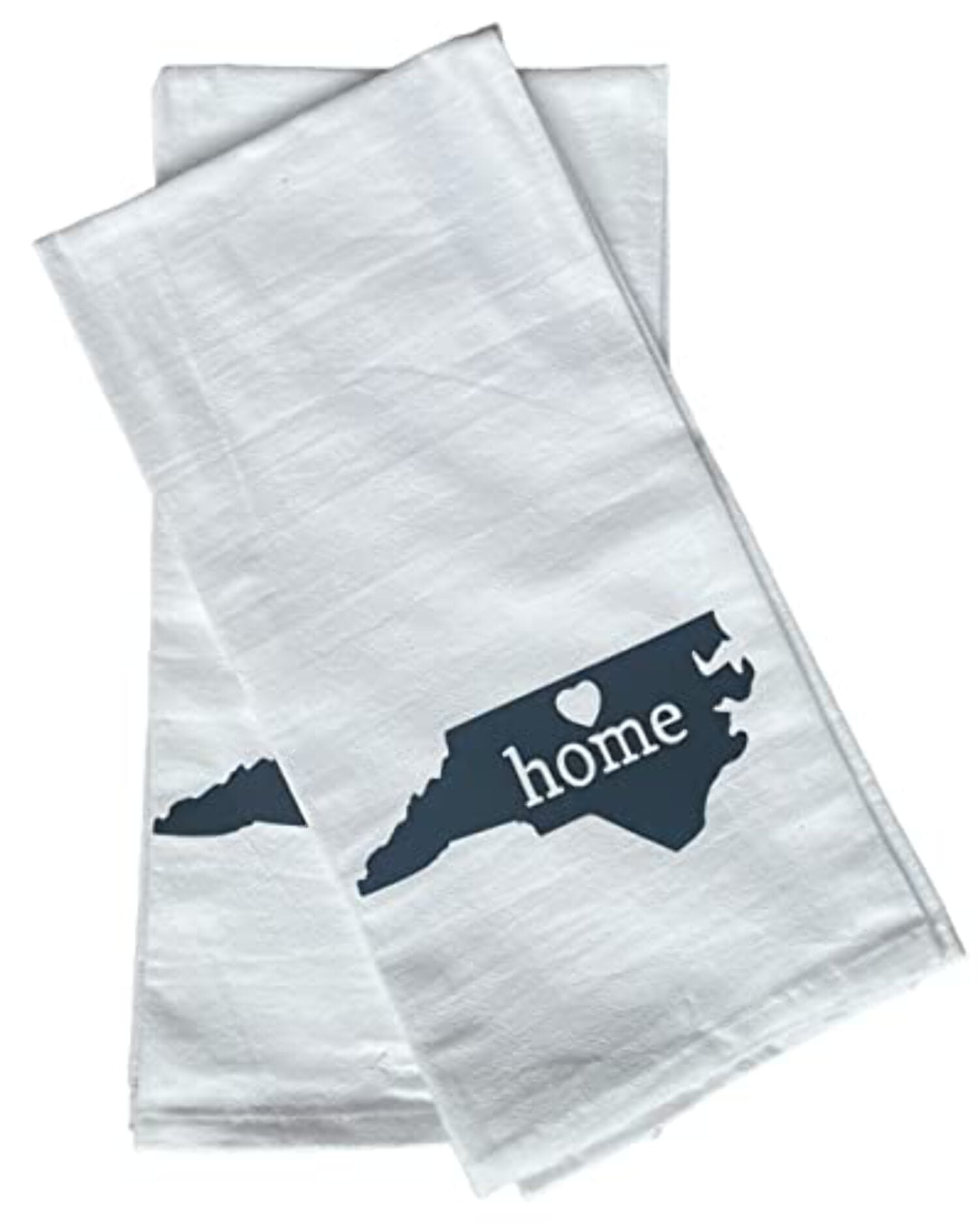 2 Pcs, 100% Cotton North Carolina State Flour Sack Printed Kitchen ...