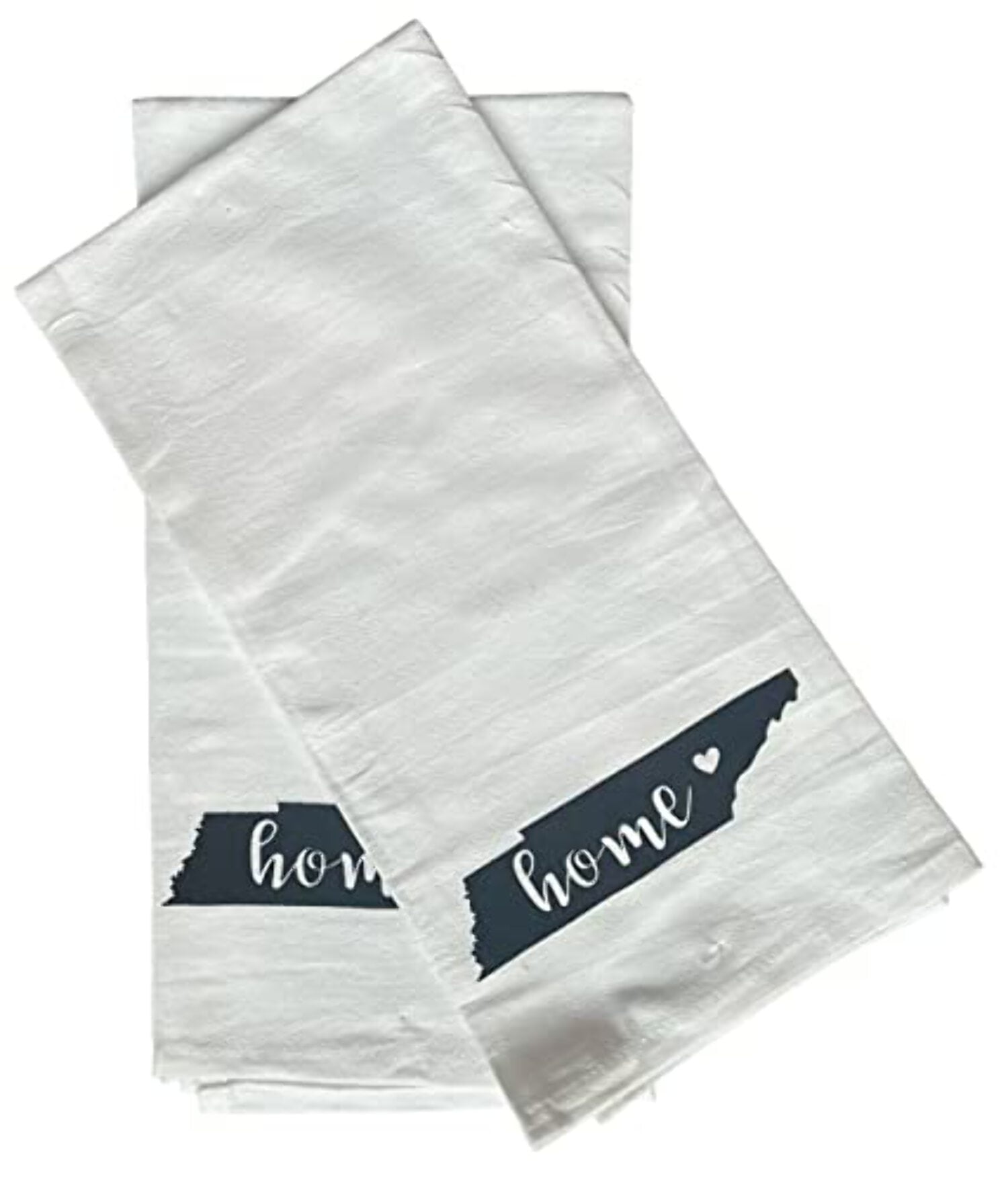 2 Pcs, 100% Cotton Tennessee State Flour Sack Printed Kitchen Towels ...