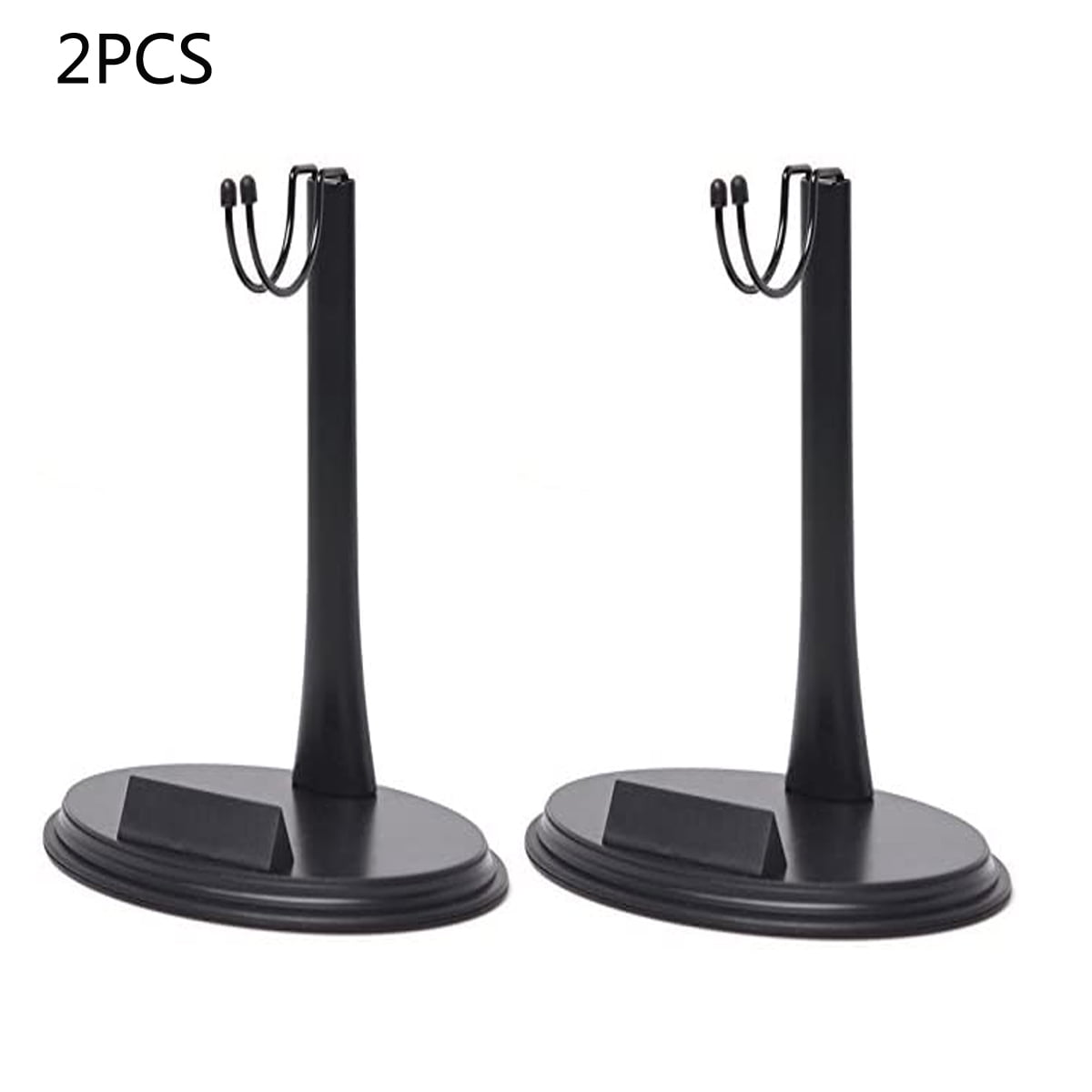 2 Pcs 12 inch Dolls Stand Holder Plastic Action Figure Stand Base 1/6 ...