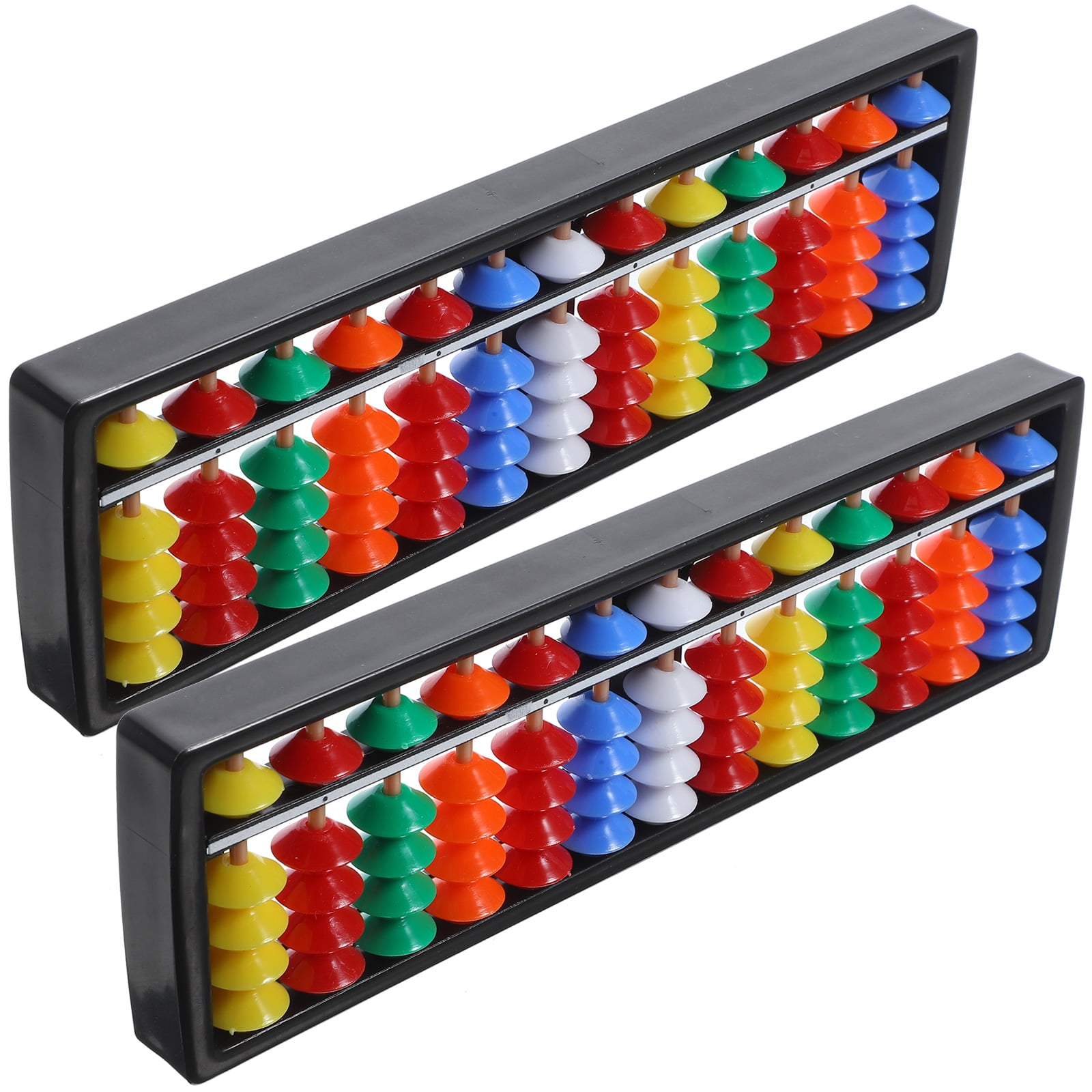 2 Pcs 13- Rod Abacus Abacus for Education Chinese Abacus Math Bead ...