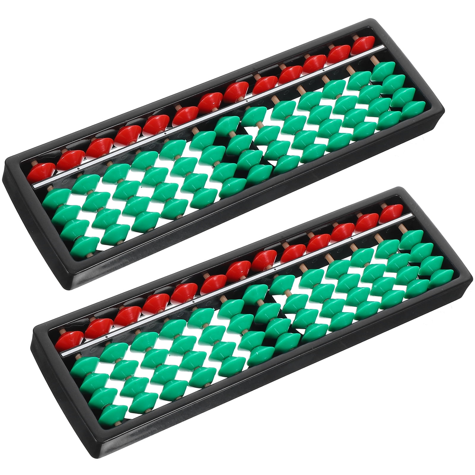 2 Pcs 13- Rod Abacus Vintage Child Student Abs - Walmart.com