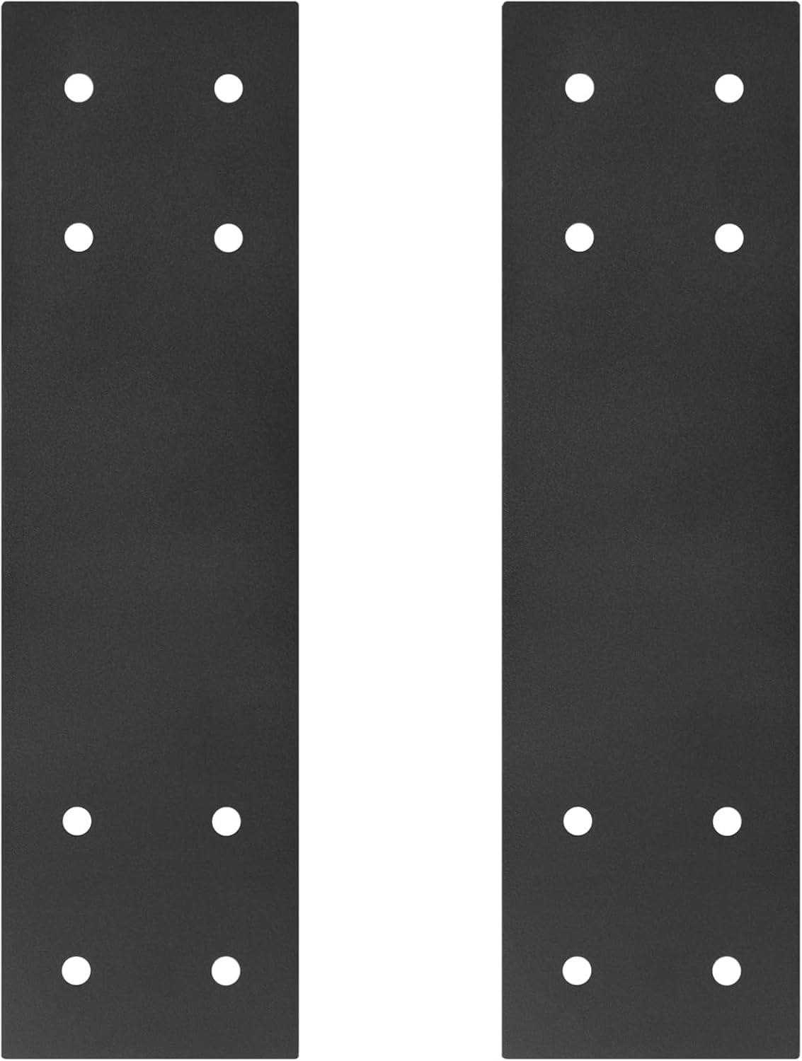 2 Pcs 14" x 4" Straight Post Timber Bracket for 6x6 Post, Flat Mending ...