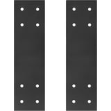 2 Pcs 14" x 4" Straight Post Timber Bracket for 6x6 Post, Flat Mending ...