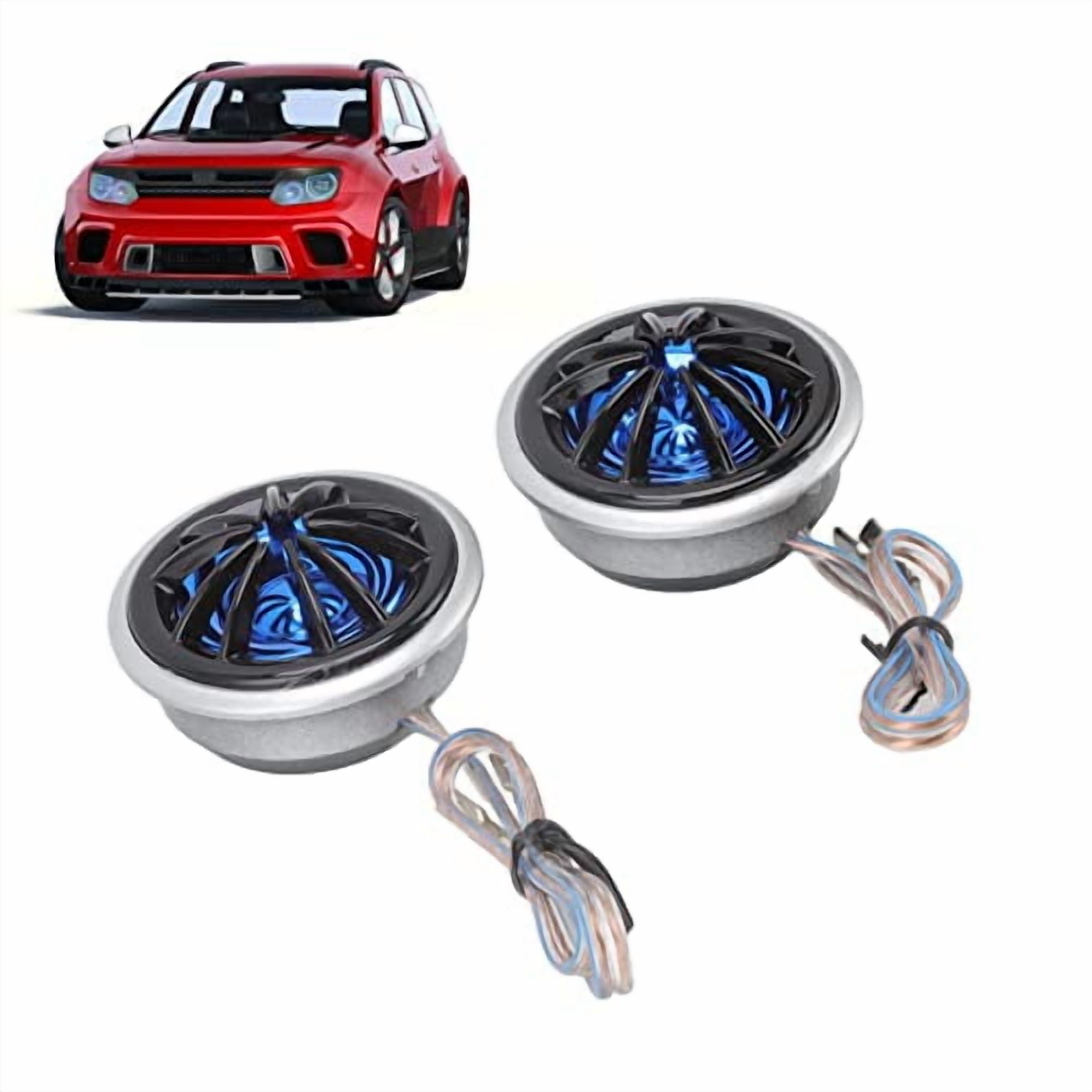 2 Pcs 150W Car Tweeters - 2 Way Systems Dome Clear Sound Quality, Black ...