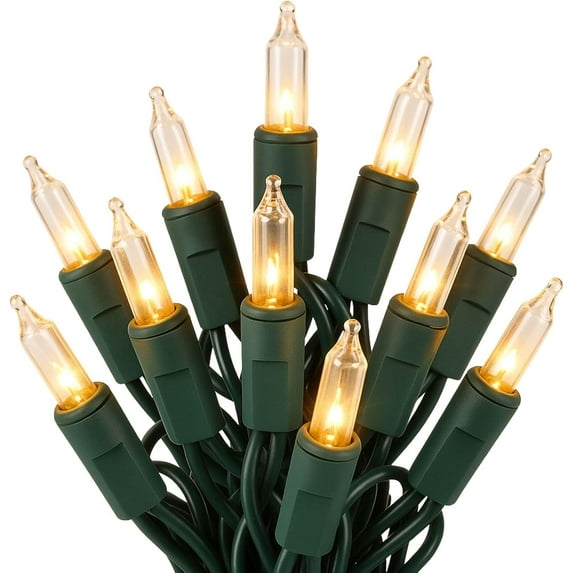 2 Pcs 16ft 50 LED String Lights Battery Operated with Timer for ...