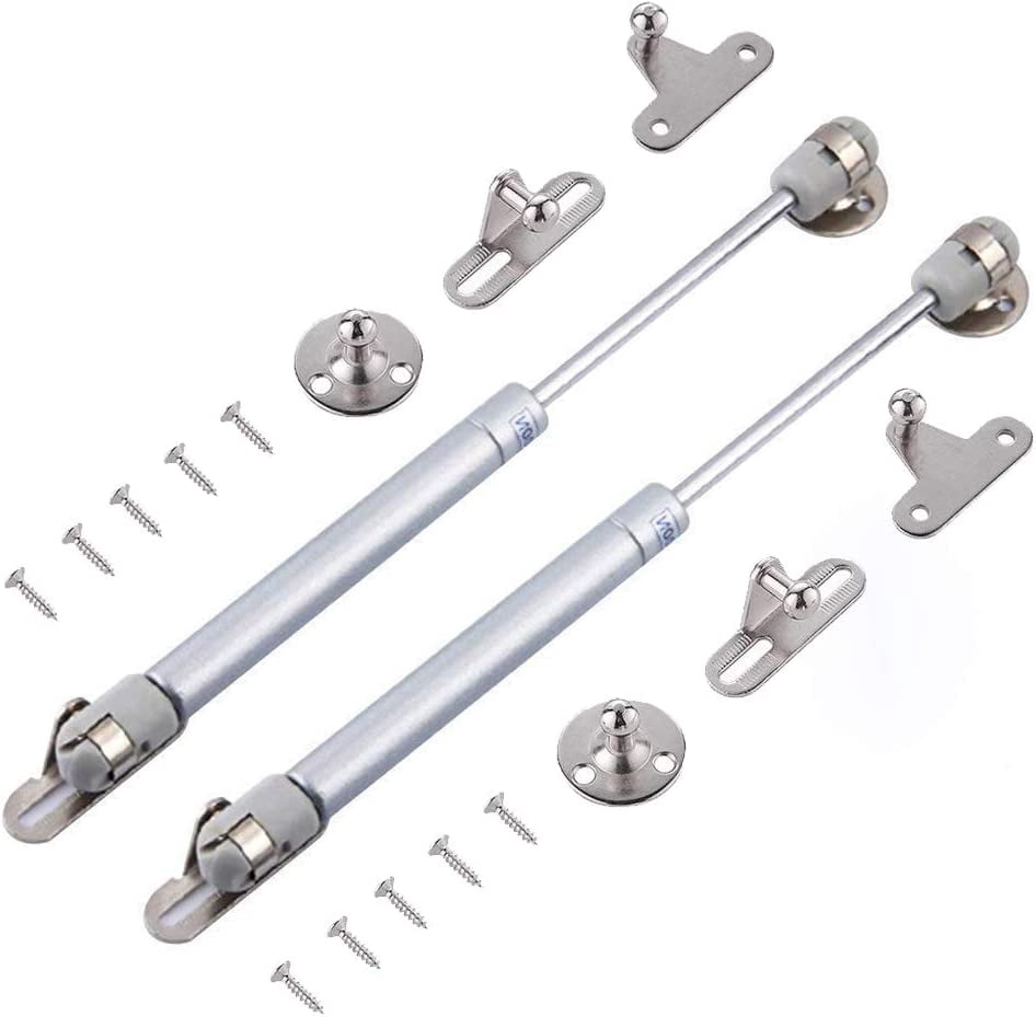 2 Pcs 18lb /80N Hydraulic Gas Strut Lift Support Cabinet Hinge Kitchen ...