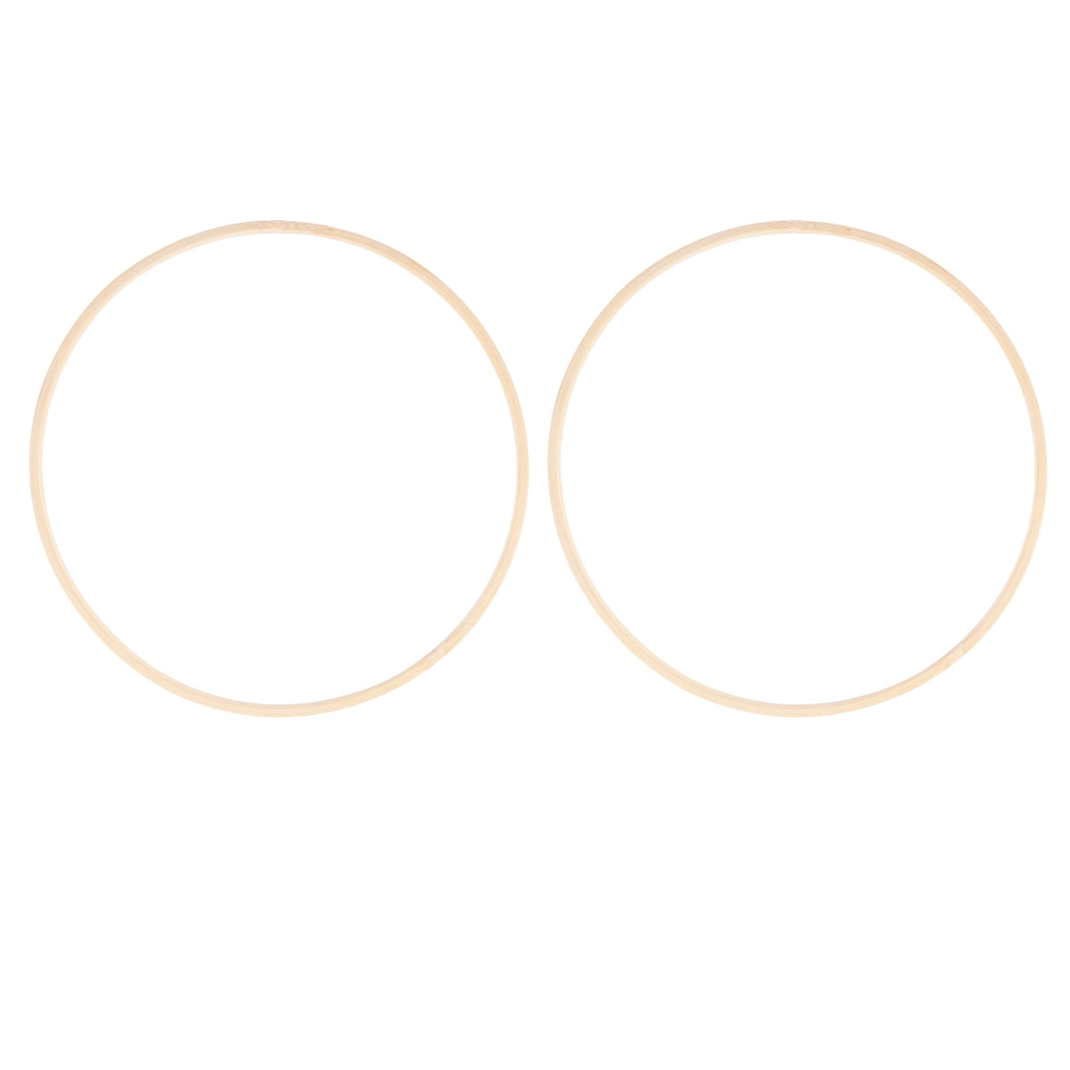 2 Pcs 19cm Dream Catcher Ring Round Bamboo DIY Craft Tools Dream Catcher Making Circles ...