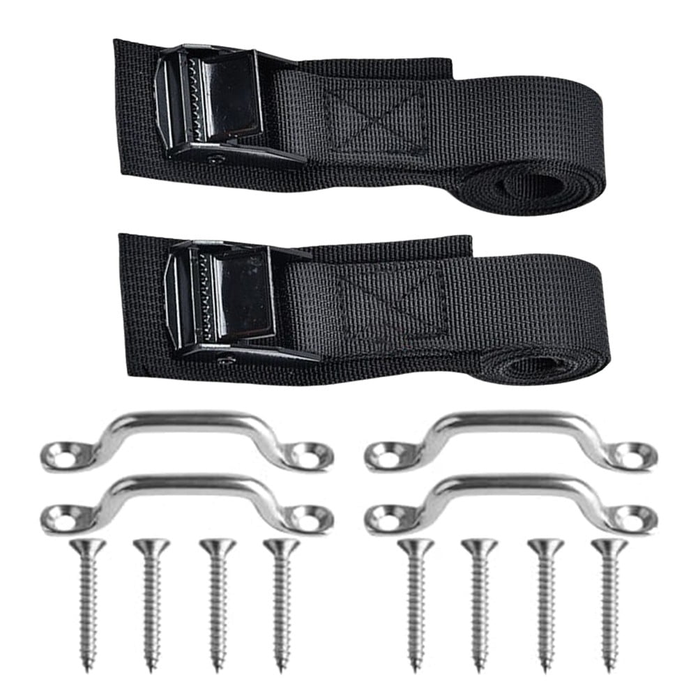 2 Pcs 2.5cmx200cm Heavy Duty Ratchet Tie-Downs for Bike Racks Batteries Trailers - Walmart.com