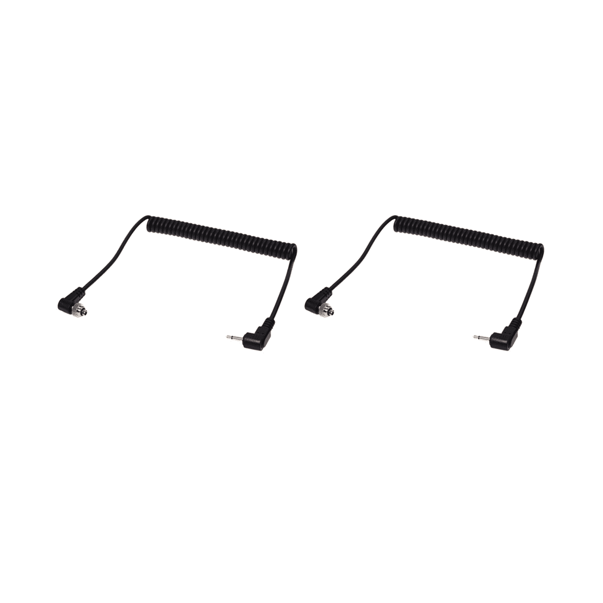 2 Pcs 2.5mm to Male PC Flash Sync Cable Screw Lock for Trigger Studio ...