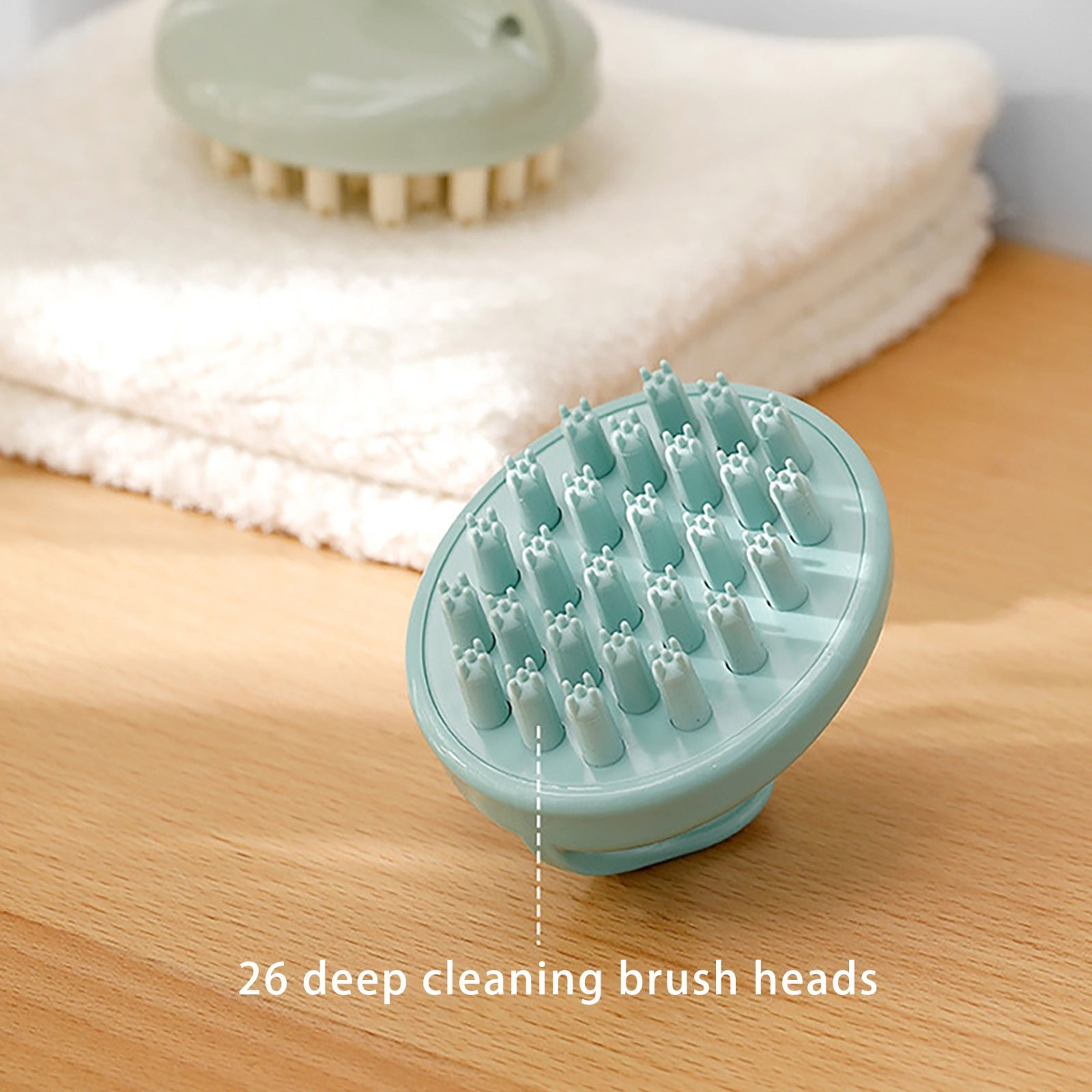 2 Pcs 2.8*3.54 Inch Hair Scalp Scrubber, Scalp Massager Shampoo Brush ...