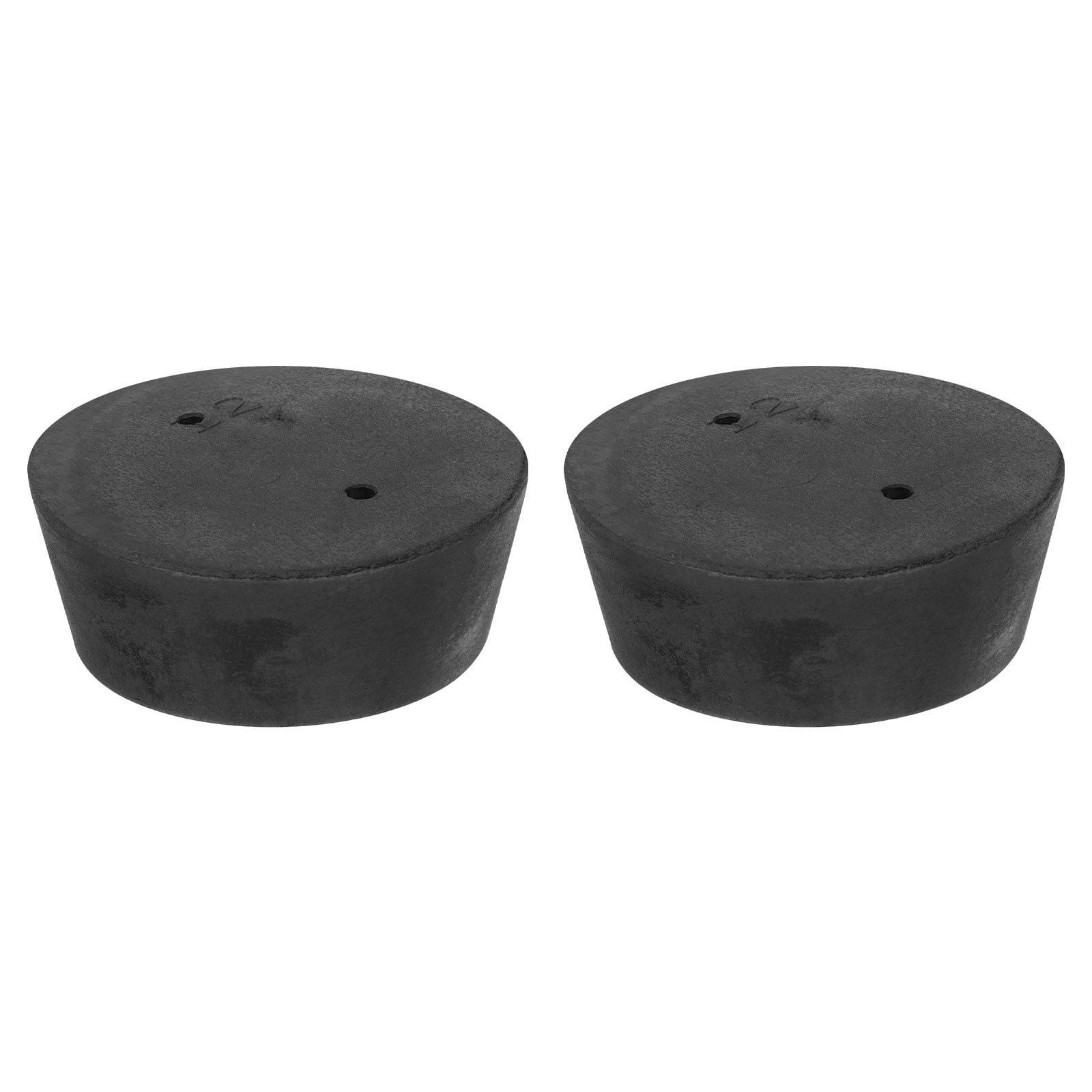2 Pcs 2-Hole Rubber Stopper, Tapered Lab Seal Tube Stopper Plug for ...
