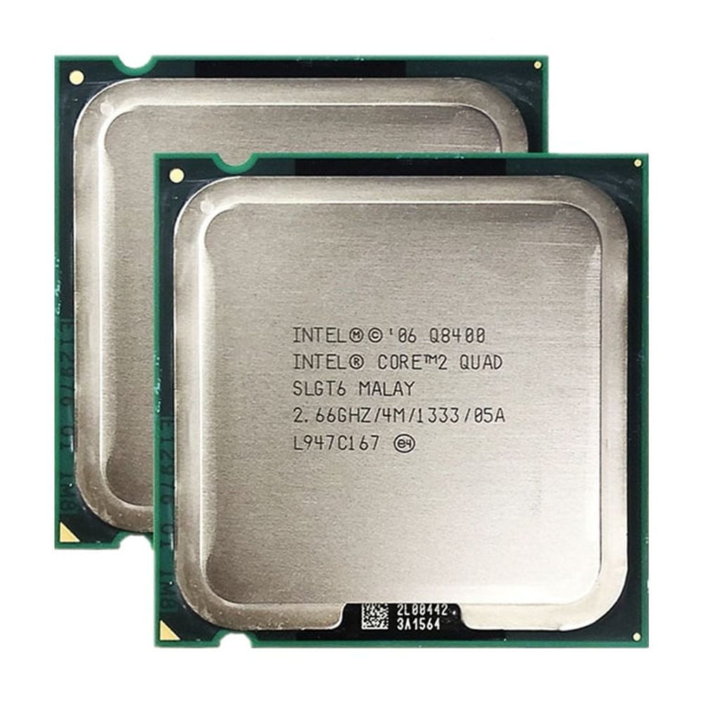 2 Pcs 2 Quad Q8400 2.6 GHz Quad- Quad-Thread CPU Processor 4M 95W LGA ...