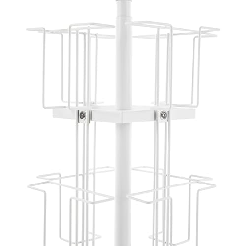 2 Pcs 24 Pocket Rotating 6 Tier Greeting Card Rack Fit 5" x 7" Cards ...