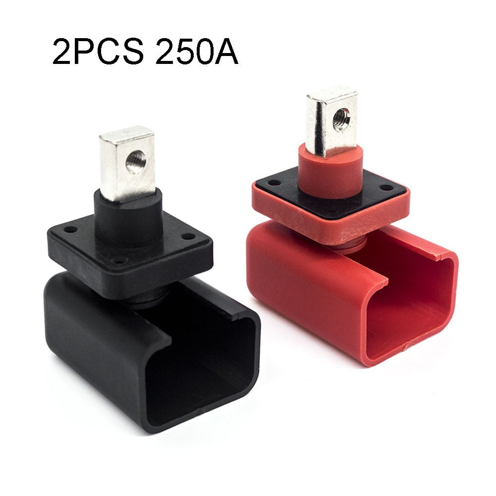 2 Pcs 250A All-copper Lithium Battery Terminal Connector Energy Storage ...