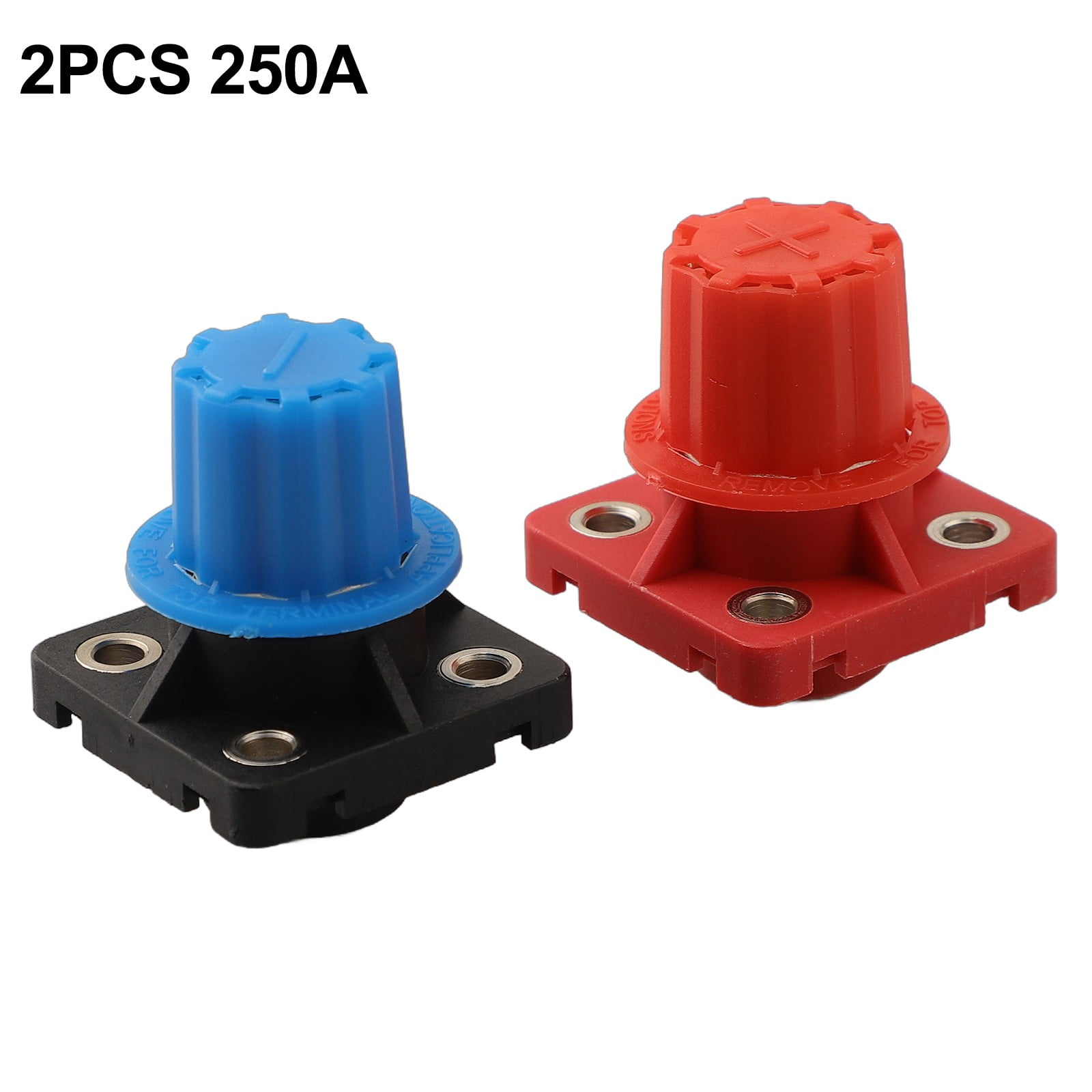 2 Pcs 250A High Current Energy Storage Battery Conical Copper Terminal ...