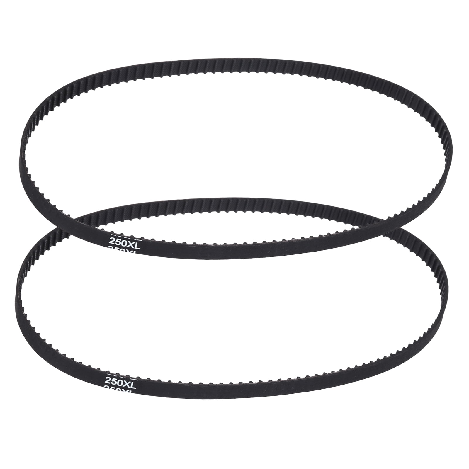 2 Pcs 250XL Rubber Timing Belt 125 Teeth Geared Belt 5.08mm Pitch x ...
