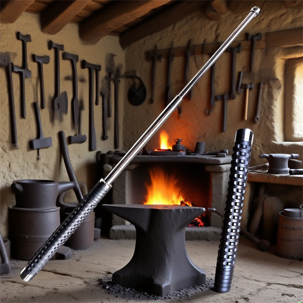 2 Pcs 26 Inch Telescoping Sticks Bation for Backpacking Camping All Gender Use Durable Metal ...