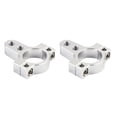 2 Pcs 27mm Aluminum Steering Damper Fork Frame Mounting Clamp Bracket ...
