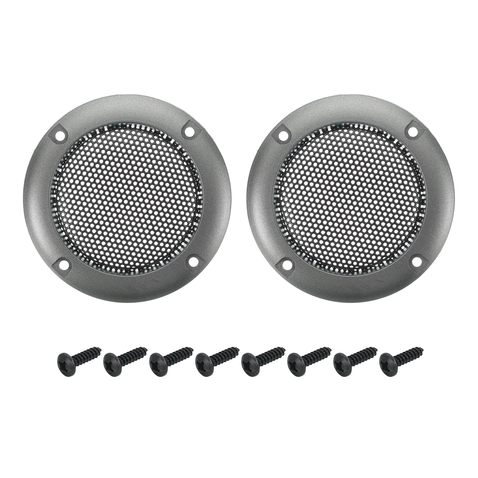 2 Pcs 2inch Black Speaker Grill Mesh Metal Woofer Guard Protector Dust ...
