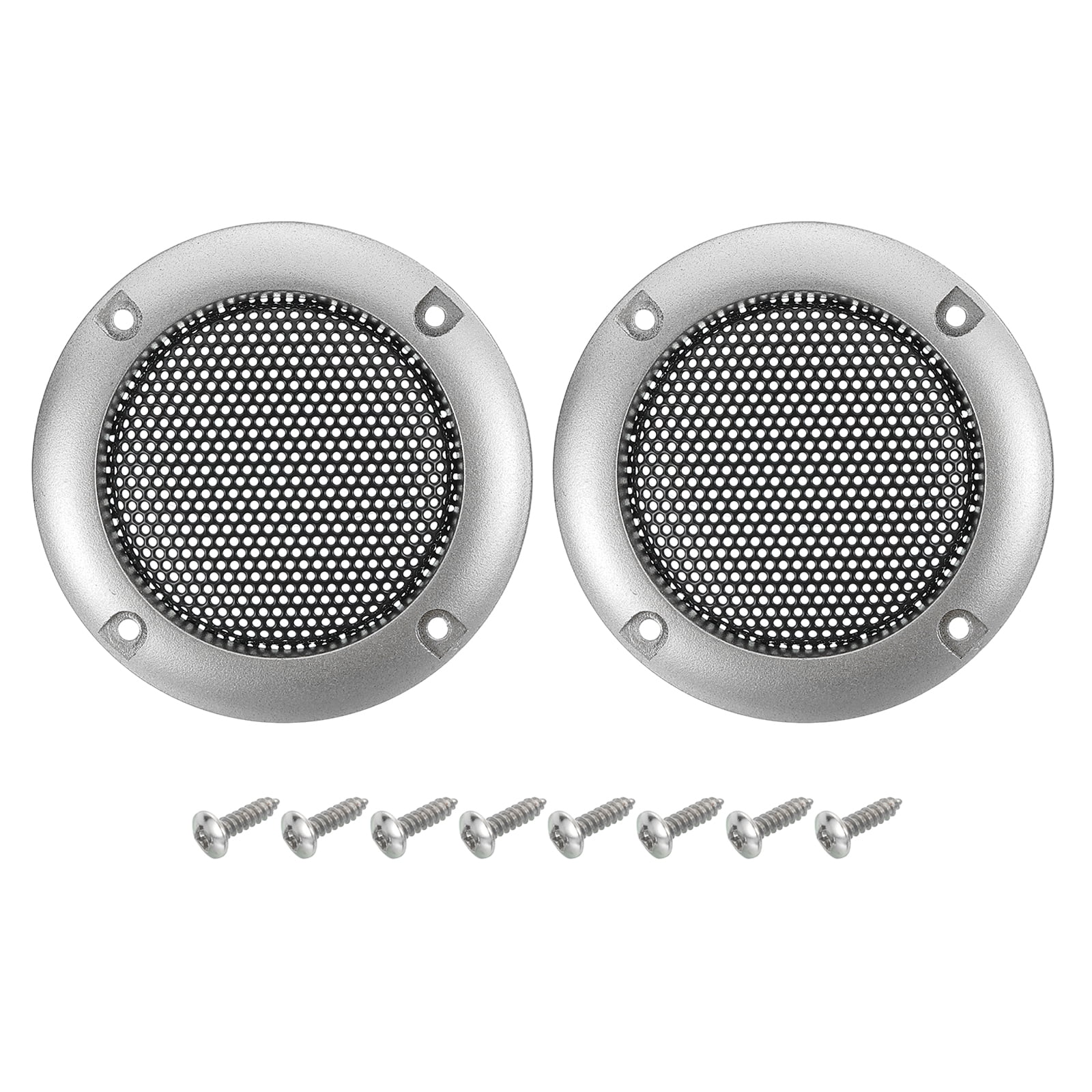 2 Pcs 2inch Black Speaker Grill Mesh Metal Woofer Guard Protector Dust ...