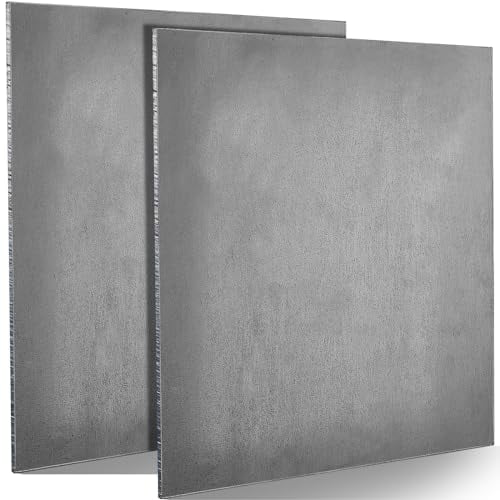 2 Pcs 3/16 x 12" x 12" Steel Plate A36 Steel Sheet Plate Flat Metal ...