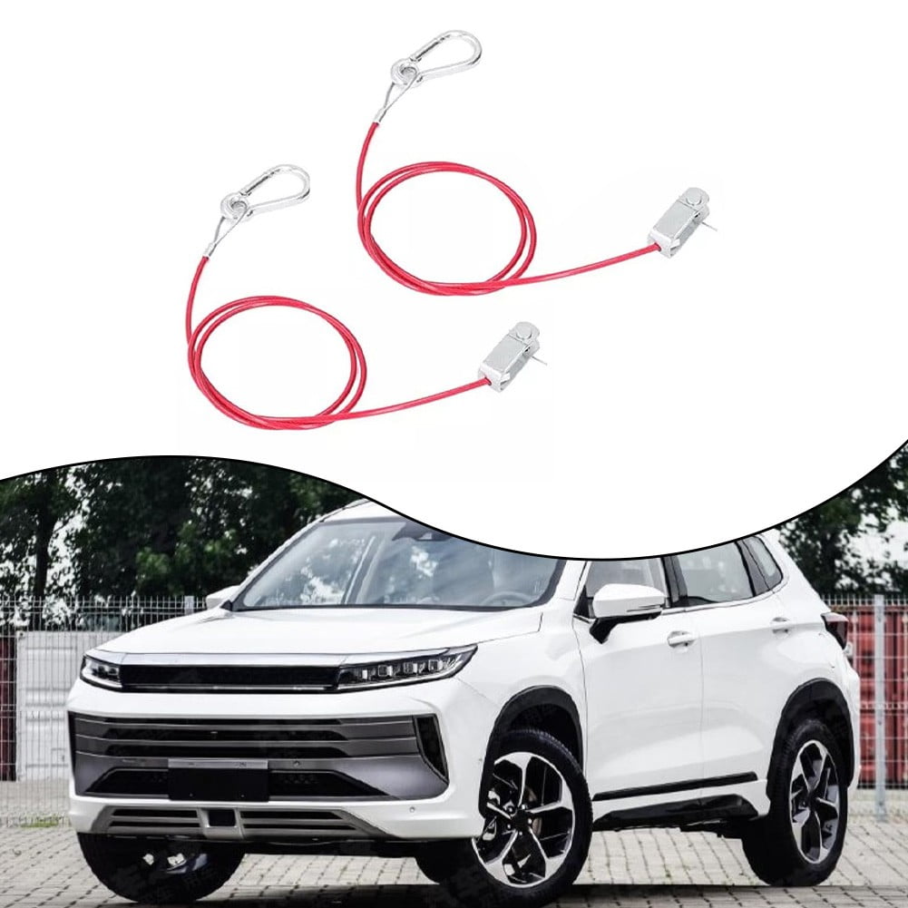 2 Pcs 3.3ft Breakaway Cable Heavy Duty Towing Safety Cable Caravan ...