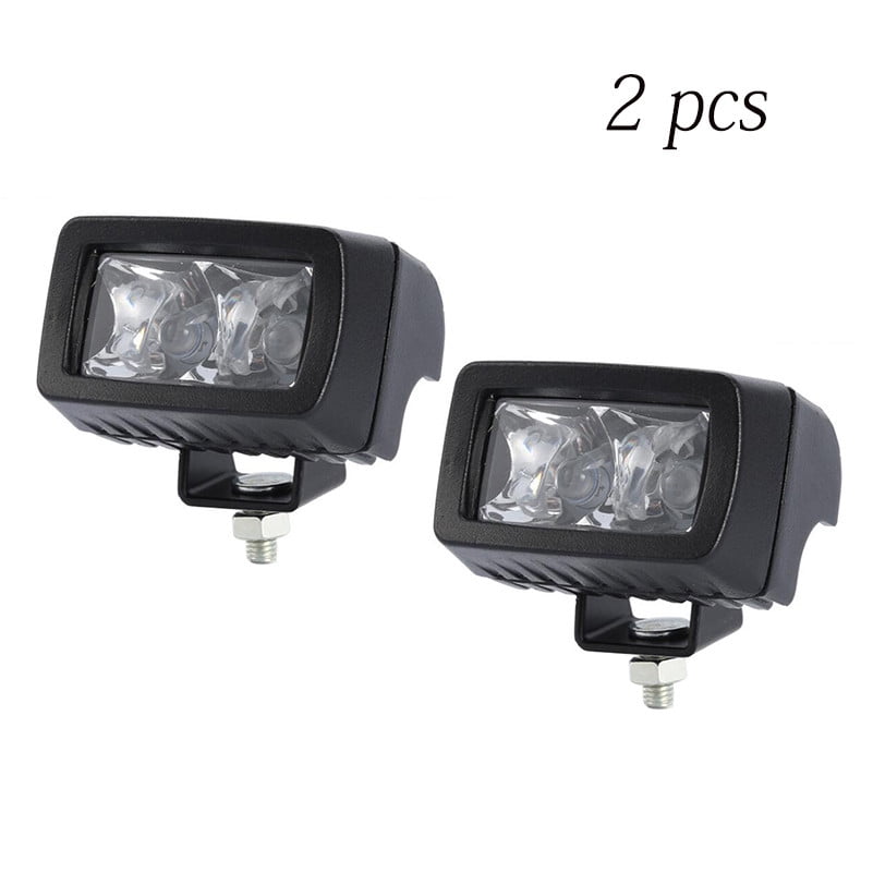 2 Pcs 3 Inch 20W Waterproof LED Light Bar 12V 24V 6500K Lights Portable ...