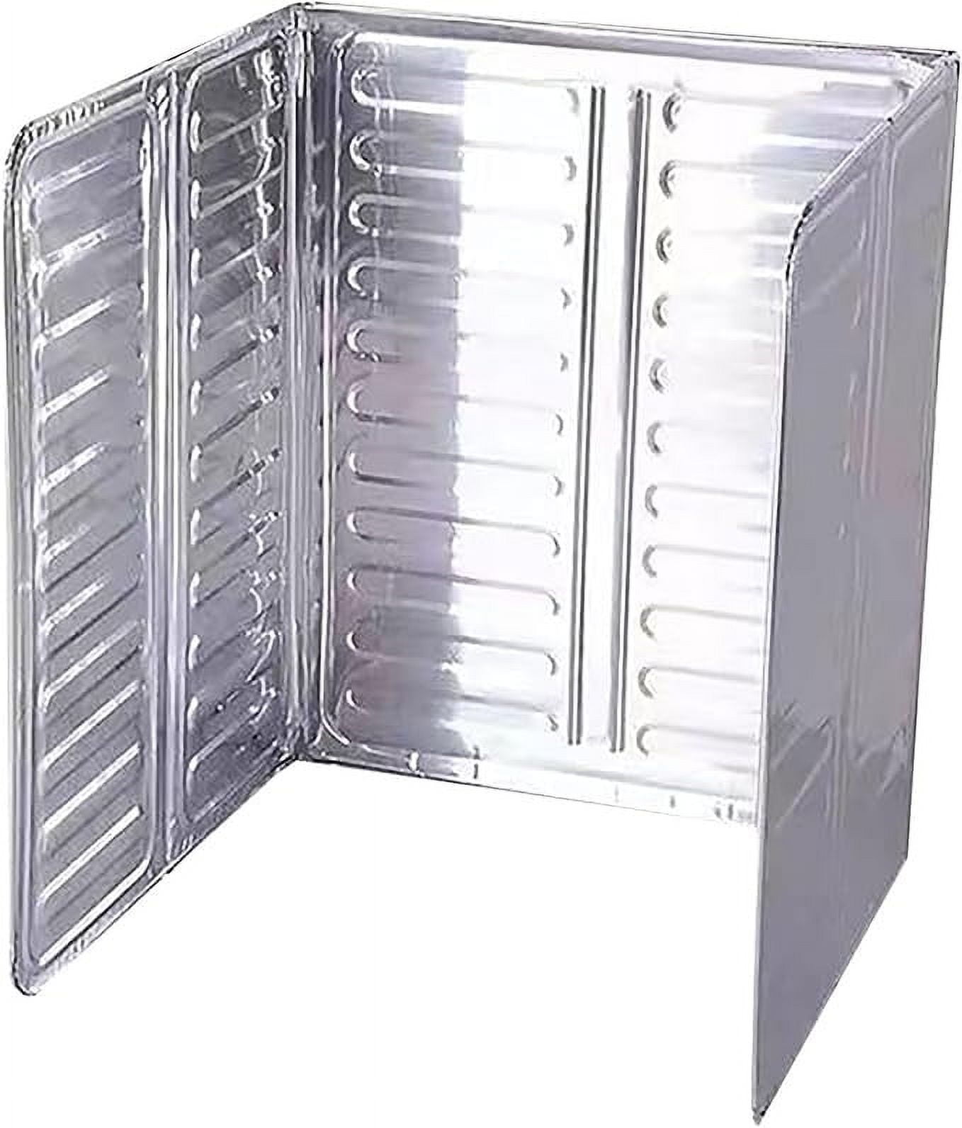 2 Pcs 3 Sided Splatter Guard,Foldable Oil Splatter Screens for Frying ...